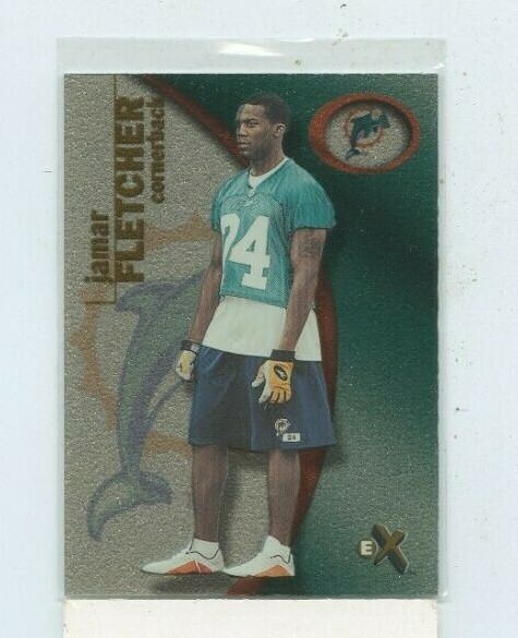 JAMAR FLETCHER 2001 Fleer E-X Rookie Card RC #103 Miami Dolphins #D ...