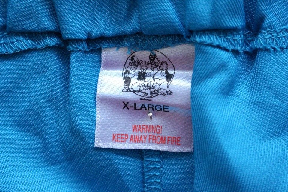 Mens Blue Popeye The Sailor Man Fancy Dress Costume Trousers 1980’s X ...