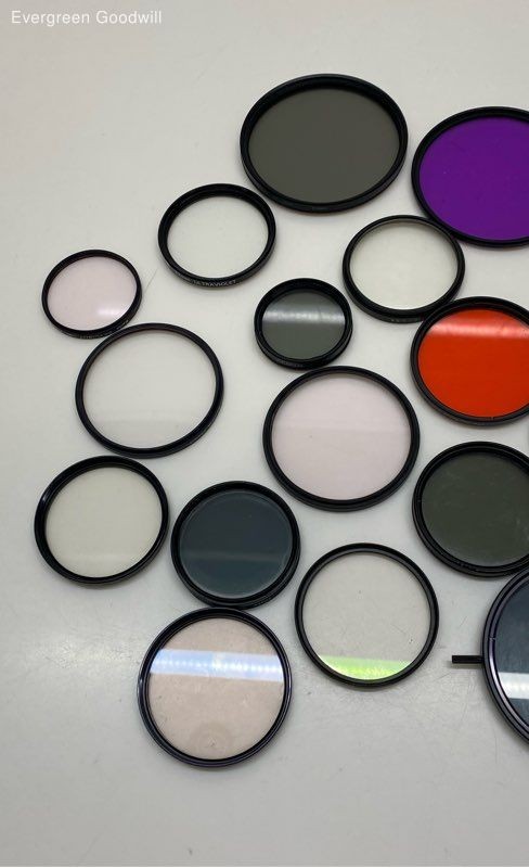 Mixed Lot of Camera Lens Filters Various Sizes Hoya Vivitar & More | eBay