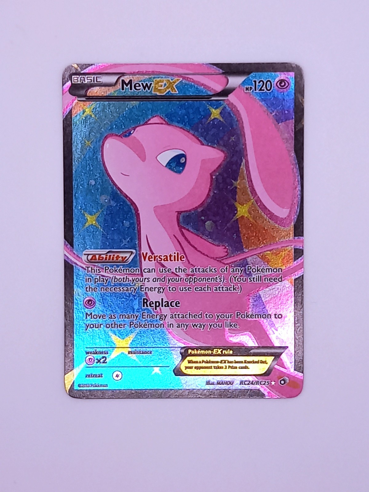 Mew ex 2013 Black & White: Legendary Treasures #RC24/RC25 Radiant ...