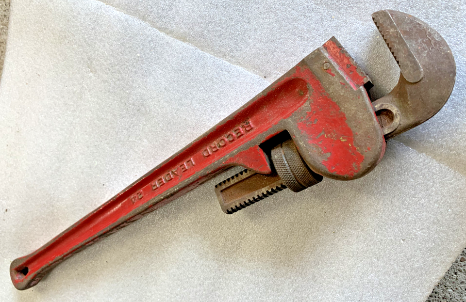Vintage Record Leader 24” Pipe Wrench, aka “Stillsons", Heavy Duty ...
