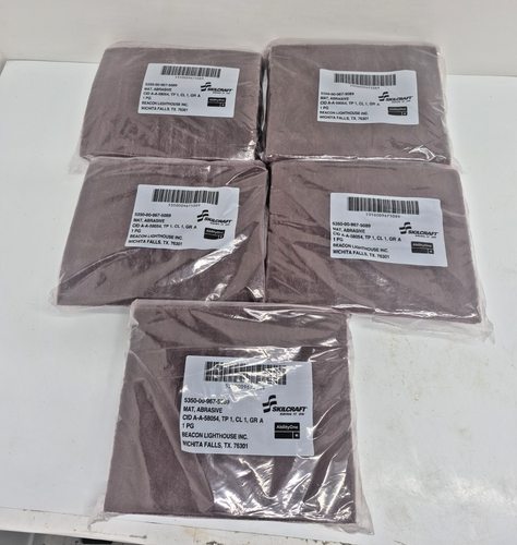 Abilityone 10 pk Maroon Abrasive Scuff Hand Pads 9" x 11" Lot of 5 | eBay