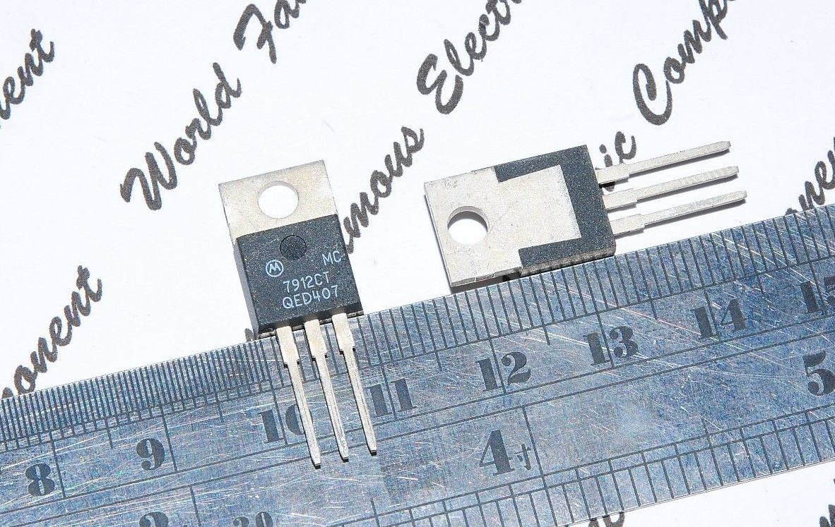 1pc MOTOROLA MC7912CT (7912/7912C/7912CT) Transistor TO-220 1A 12V | eBay