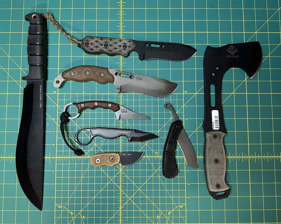 Tops Knives, Ontario Knife Company, Flagrant Beard, Ranger Knives | eBay