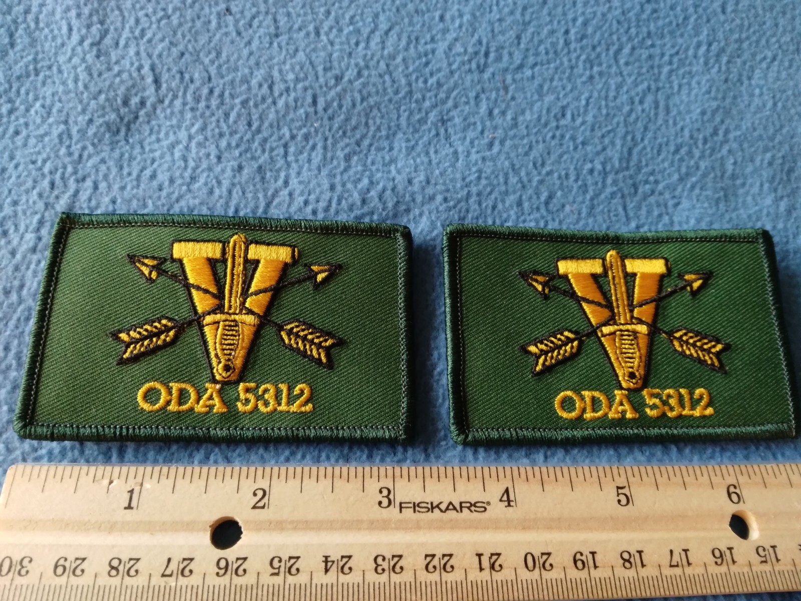 PAIR OF - Special Forces - ODA 5312 PATCHES - HOOK BACKS - NEW | eBay