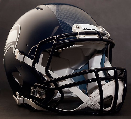 ***CUSTOM*** SEATTLE SEAHAWKS NFL Riddell Speed AUTHENTIC Football ...