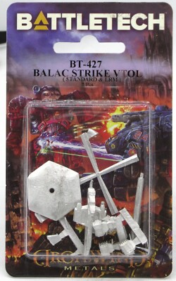 Battletech BT-427 Balac Strike VTOL (Standard & LRM) Combat Vehicle ...