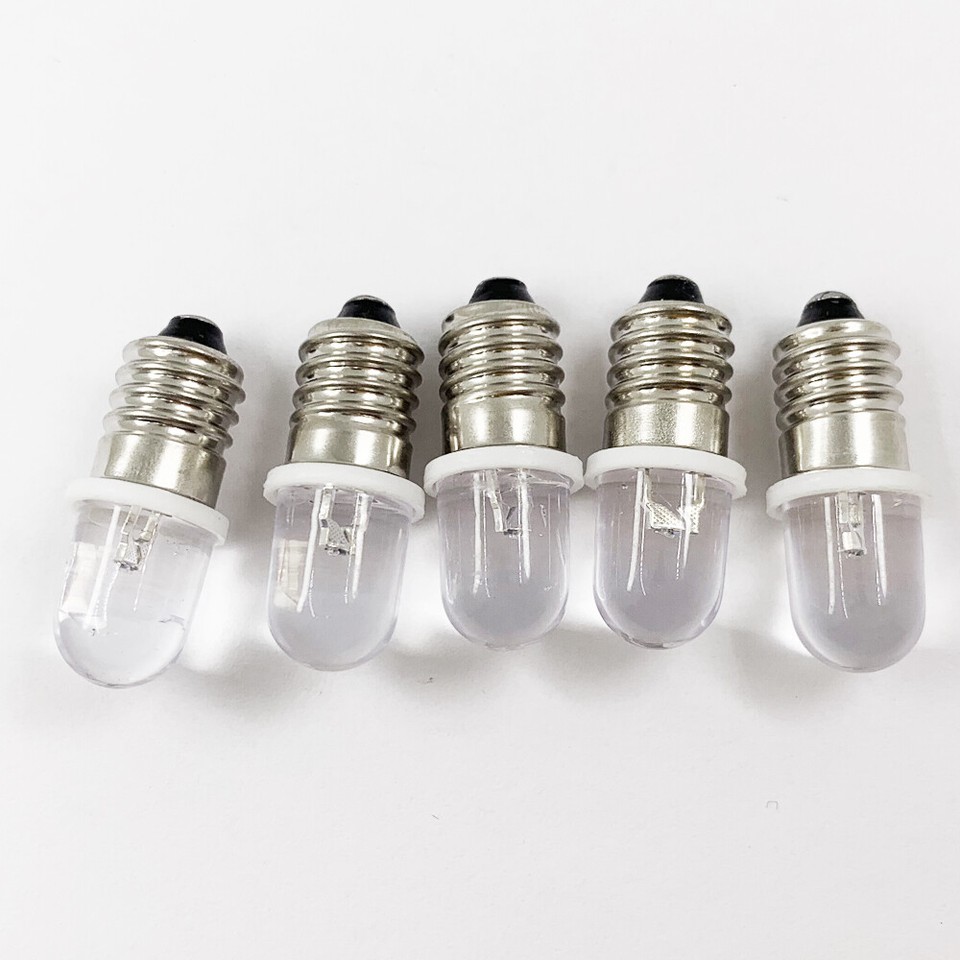 5pcs E10 led Indicator Bulb 12v18v24v Warning Automobile instrument ...