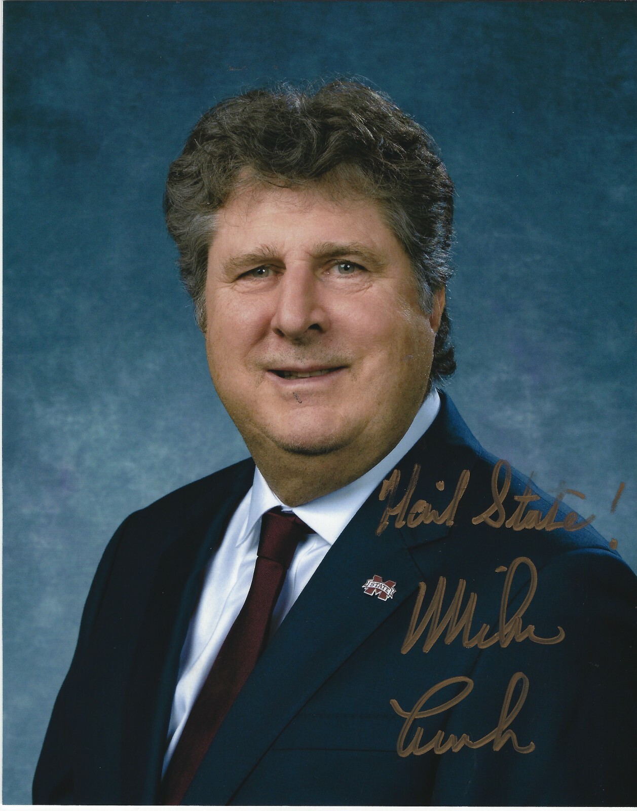 MIKE LEACH Signed 8 x 10 Photo Signed REPRINT Football Coach ...