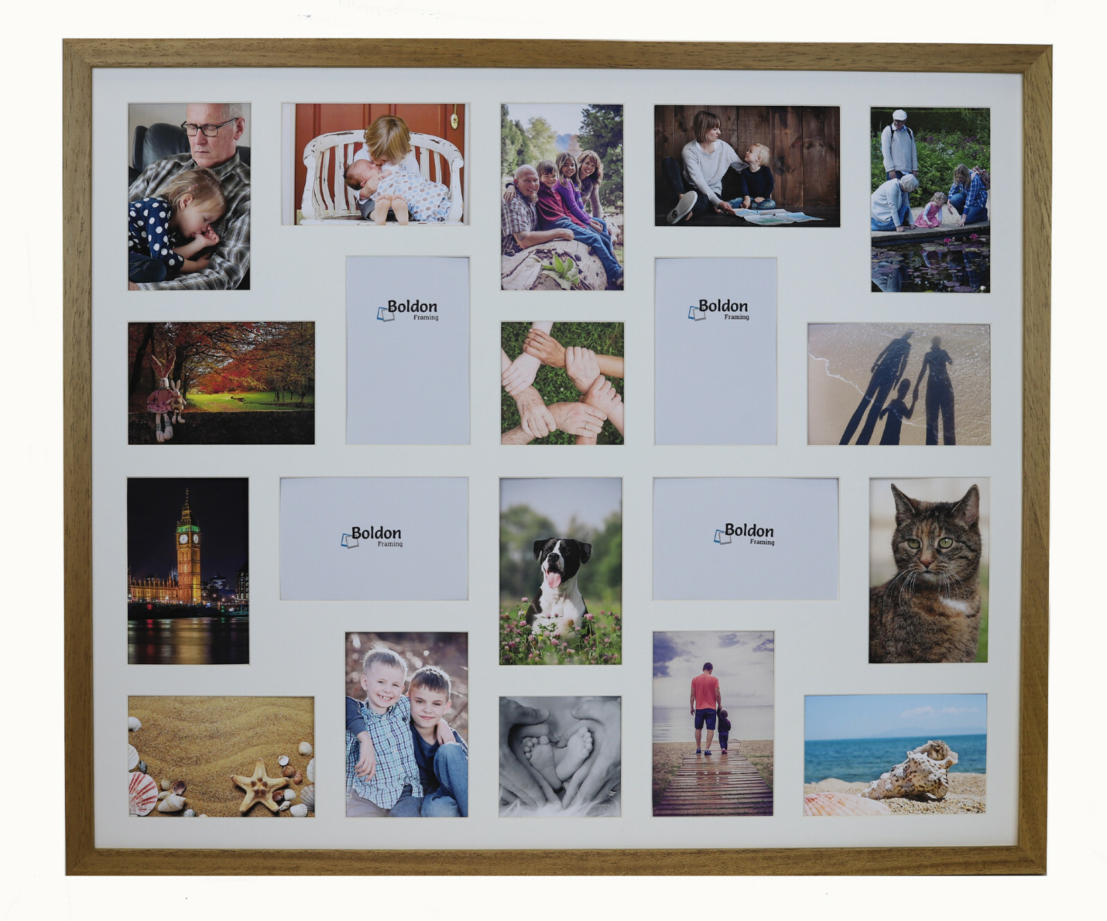 Wall Mounted 20 Multi Photo Frame Family Love Friends Party Album ...