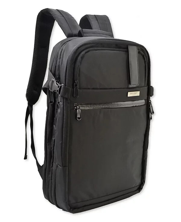 Duchamp London Men's Getaway Expandable Carry-On Backpack Suitcase by ...