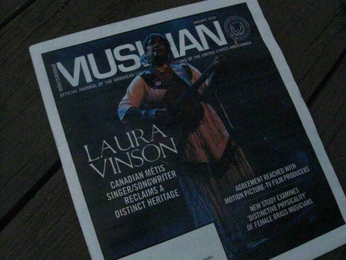 LAURA VINSON METIS MUSIC '20 MUSICIAN TRADE JOURNAL MAGAZINE COVER ...