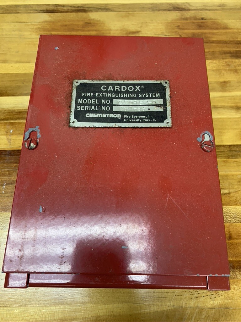 CARDOX C50957 FIRE EXTINGUISHING SYSTEM B283 | eBay