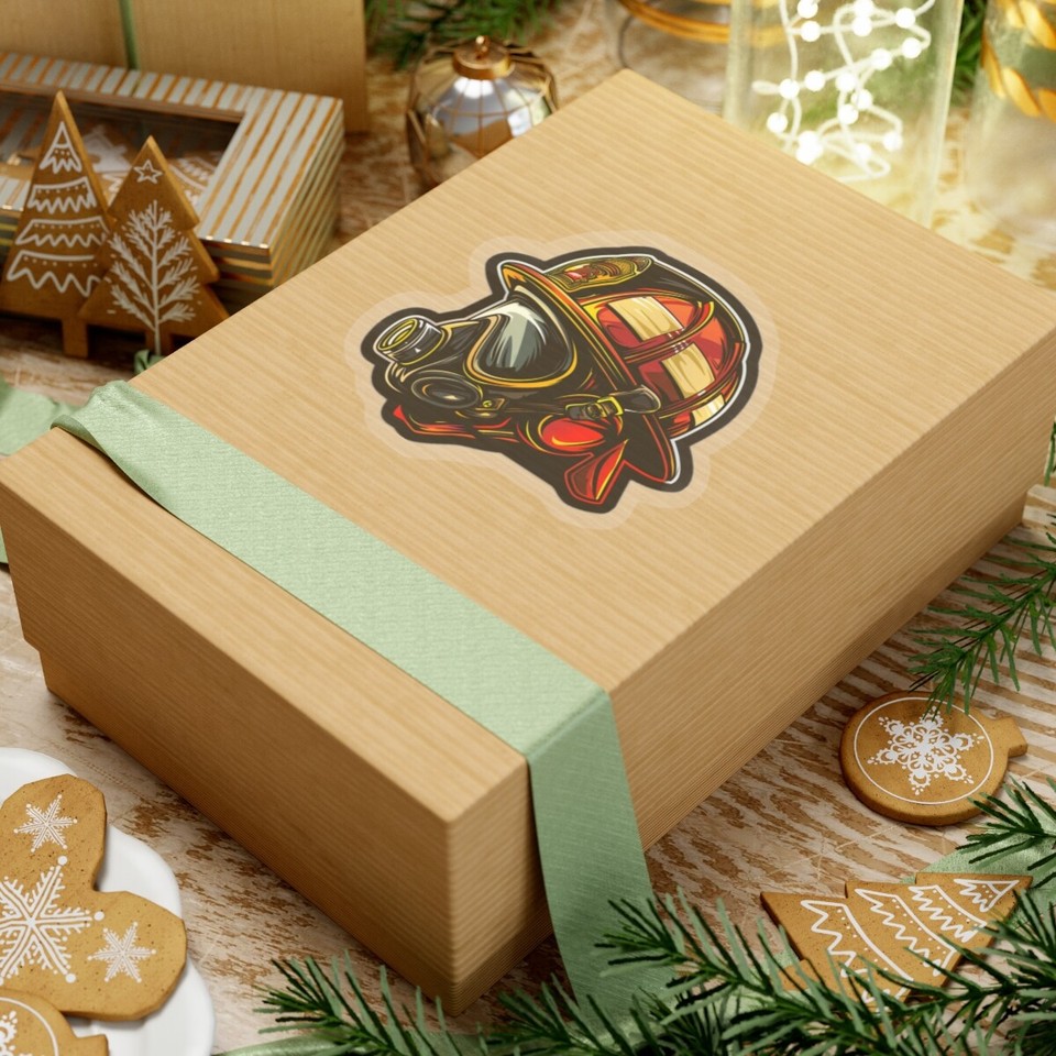 SCBA Mask and Firefighter Helmet Hero Bold Dynamic Logo sticker vinyl ...