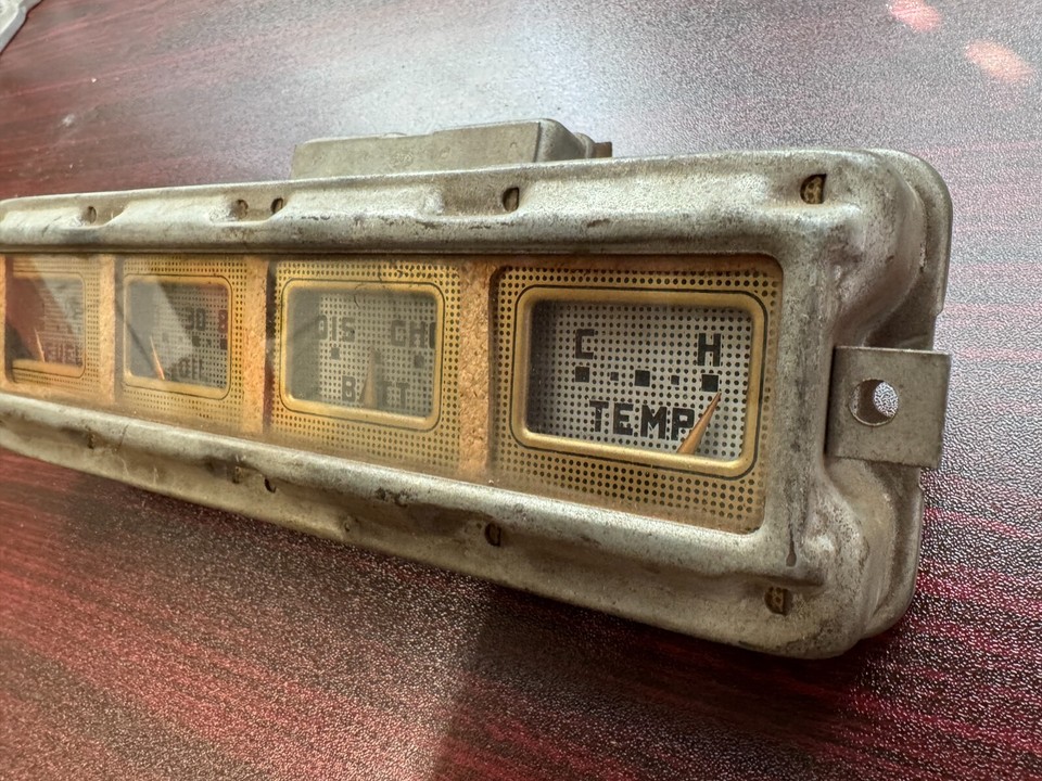 1946-1948 Ford Gauge Cluster Dash Display for Fuel Oil Battery and Temp ...