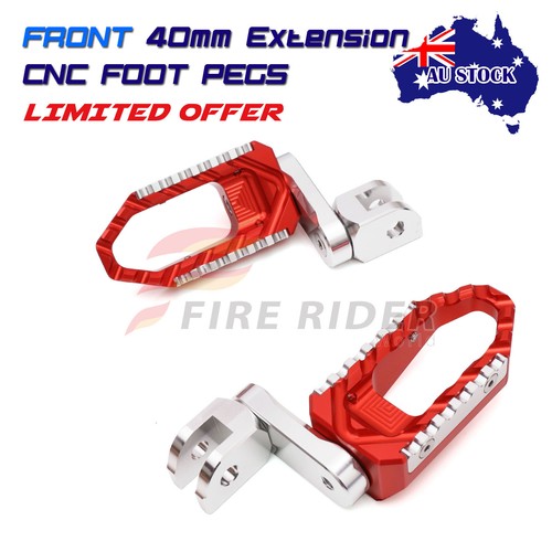 For VFR 800 F Interceptor 800 98-19 40mm Adjustable TRC Wide Front Foot ...