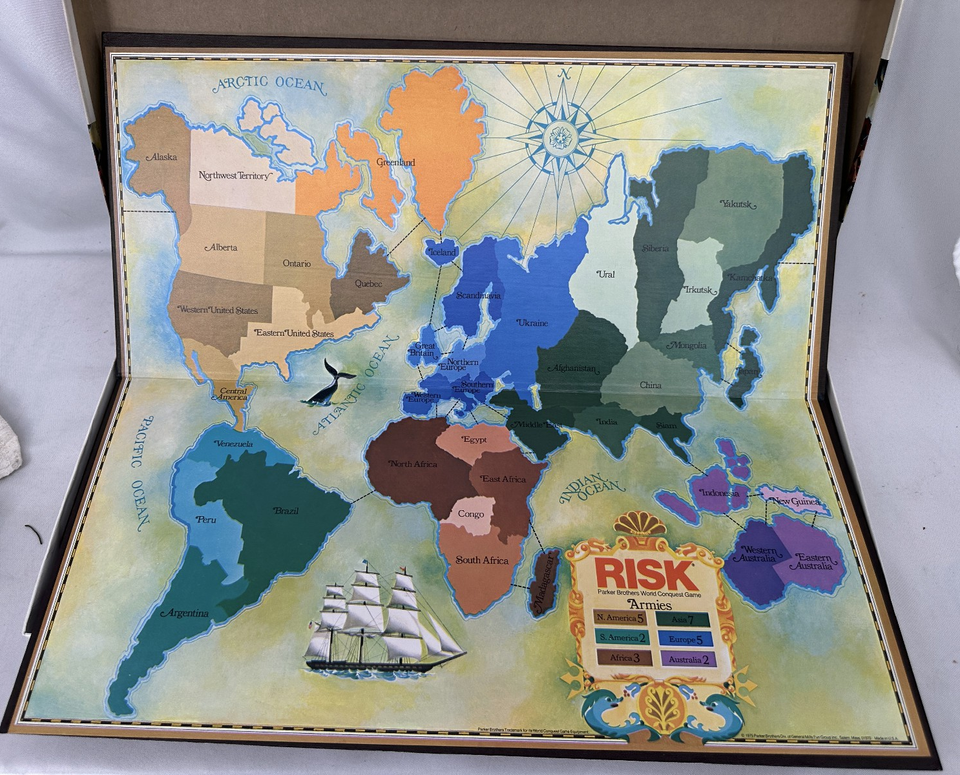 Risk Board Game Parker Brothers | eBay