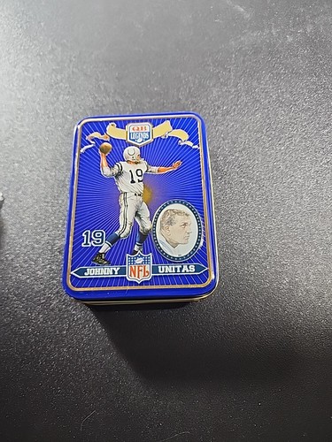 Johnny Unitas QB Legends - Quarterback Tin - Two Sets of Playing Cards ...