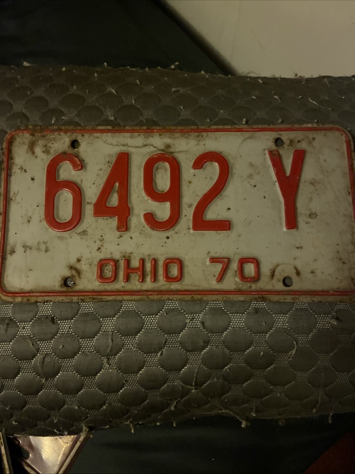 1970 Ohio License Plate | eBay