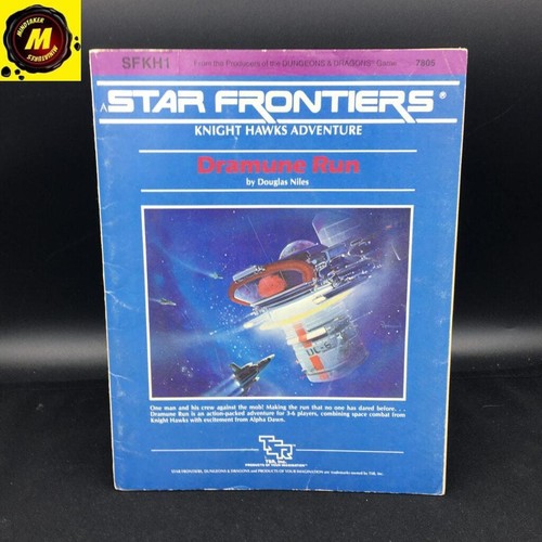 Star Frontiers Knight Hawks Adventure Module -SFKH1: Dramune Run (TSR ...