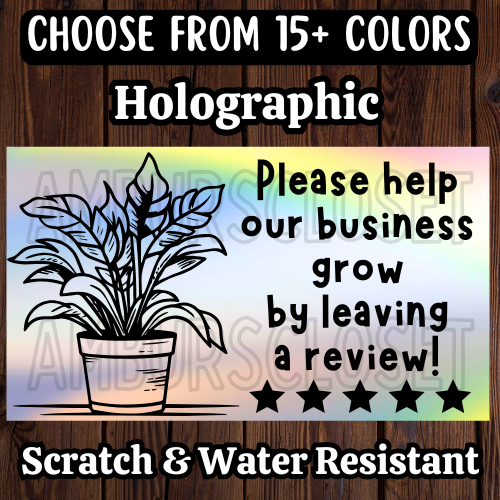 50 SIDE HUSTLE STICKERS 2.25" LABELS REVIEW THANK YOU Plants SCRATCH ...