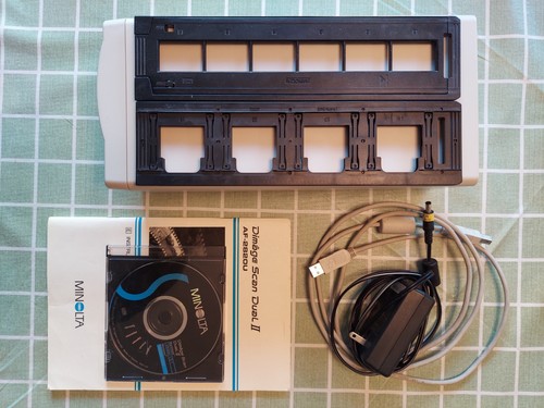 Minolta Dimage Scan Dual II Scanner AF-2820U (Tested) Film Holders ...