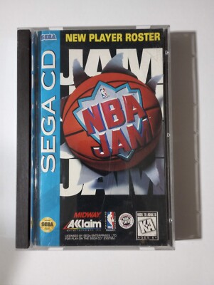 NBA Jam Sega CD Authentic Complete in Box Game CIB Authentic W/ REG ...