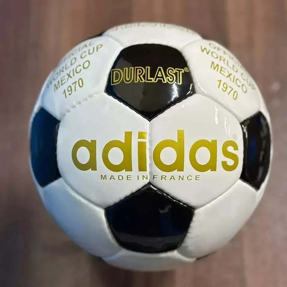 Adidas Telstar Durlast Official FIFA World Cup Mexico 1970 Soccer Ball ...