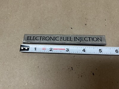 Ford Electronic Fuel Injection Emblem Badge Logo Nameplate E35B-16C144 ...