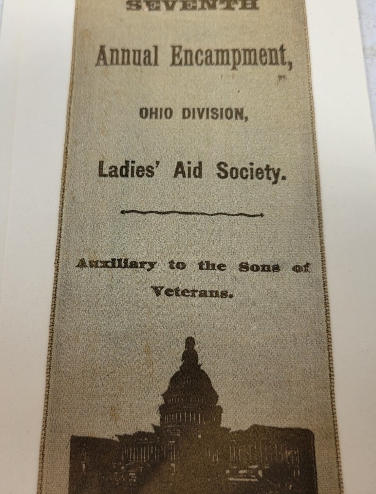 GAR 7th Annual Encampment 1893 Ohio Division, Ladies Aid Society ...