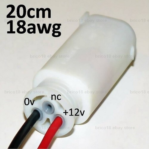 BMW 83300413585 Accessory Plug 20cm/18awg/2p - R1200 R1250 R1300 GS RS ...