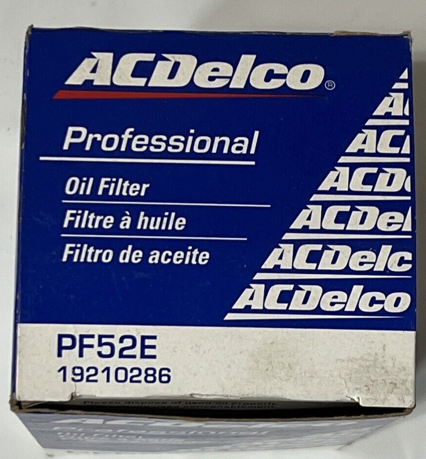 Engine Oil Filter-VIN: Z, Eng Code: LB4 ACDelco GM Original Equipment ...