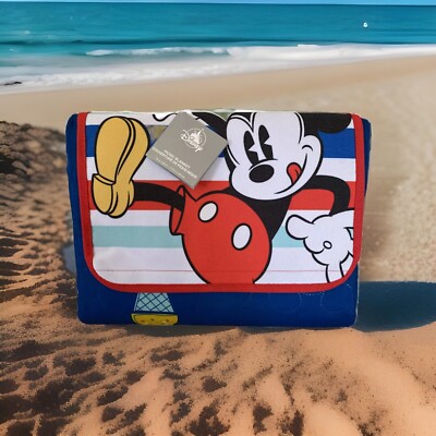 Disney Store Mickey Mouse Summer Fun Picnic Beach Outdoor Blanket 70" x ...