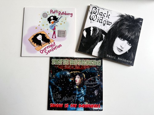 Patti Rothberg Lot 3 CD SIGNED Snow My Downfall Overnight Sensation ...