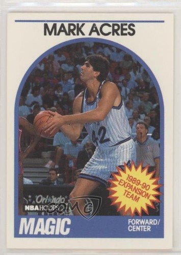 1989-90 NBA Hoops Mark Acres #307 Rookie RC | eBay