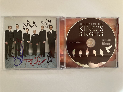 Best of the King's Singers (2-CD, 2012) Autographed by Members on ...
