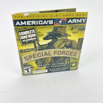 America's Army SPECIAL FORCES Computer Game PC Developed By U.S. Army ...