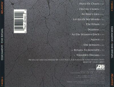 TESTAMENT - THE RITUAL NEW CD 75678239229| eBay