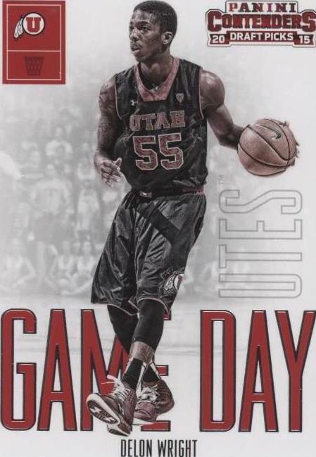 2015-16 Panini Contenders Draft Picks - Game Day Delon Wright #13 (RC ...
