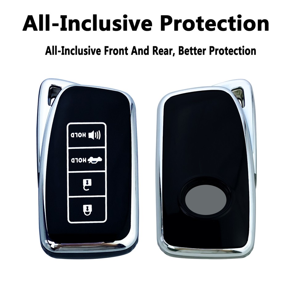 Yuebutor Key Fob Cover Case Fit for Lexus ES350 NX300h RC RX IS 300 350 ...