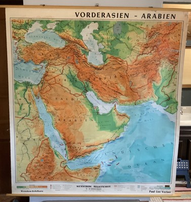 World Maps - Vintage School Map