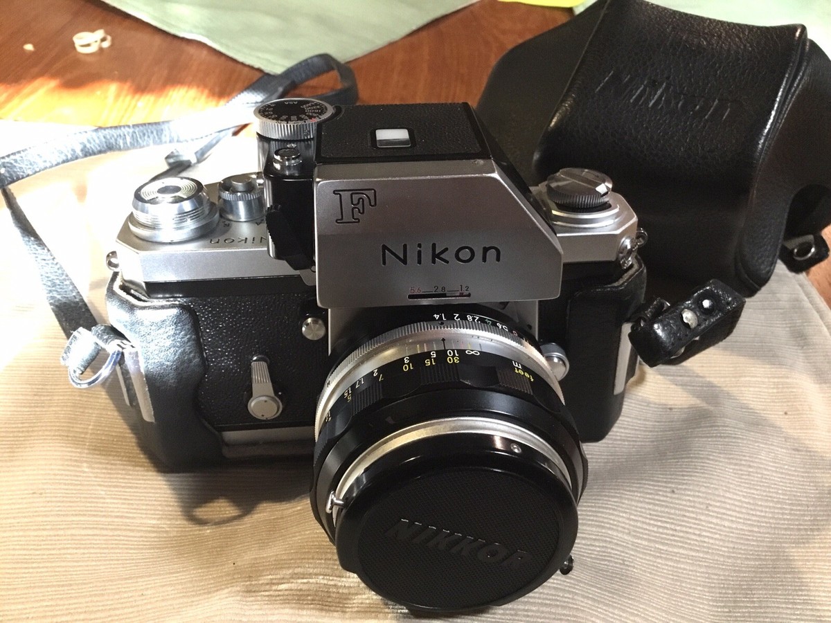 Vintage NIKON F 35MM CAMERA NIKKOR-S 50mm 1:1.4 AUTO LENS W Vintage NIKON F 35MM CAMERA NIKKOR-S 50mm 1:1.4 AUTO LENS W