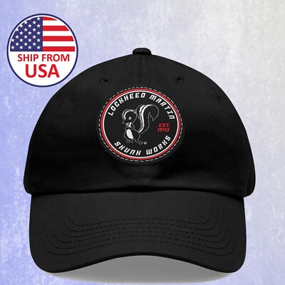 Lockheed Martin Skunk Works Black Printed Adjustable Dad Hat with ...