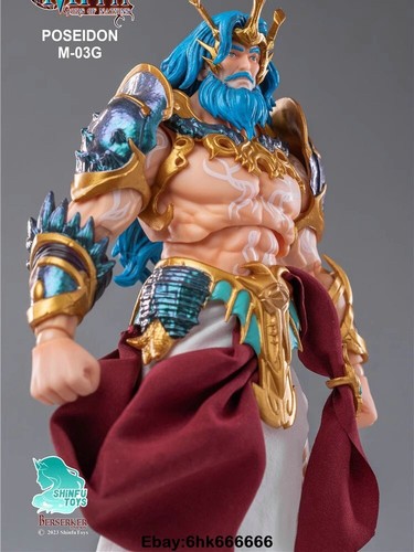 Berserker Studios M03G M-03G 1/12 Poseidon 6" Collectible Figure Model ...