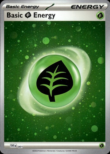 Basic Grass Energy - Cosmos Holo - Scarlet & Violet 151 001 - MINT ...