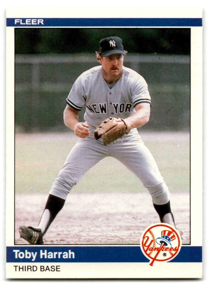 1984 Fleer Update Toby Harrah New York Yankees #U-48 | eBay