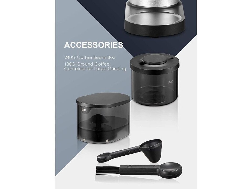 AICOOK Electric Conical Burr Coffee Grinder, Matte Black | eBay