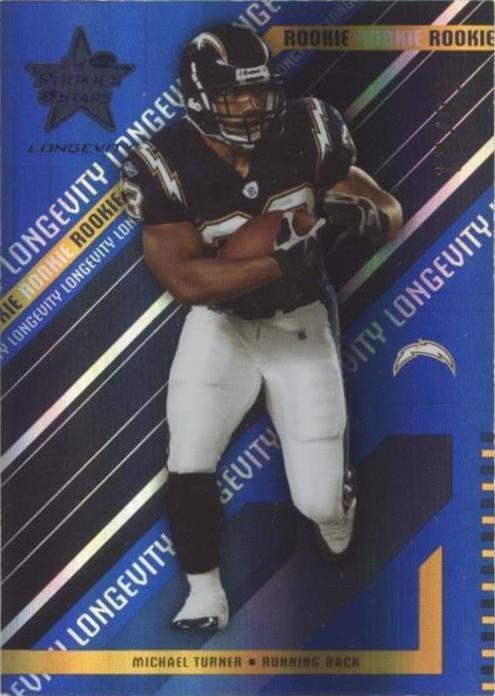 2004 Leaf Rookies & Stars Longevity - Rookie Michael Turner #234 ...