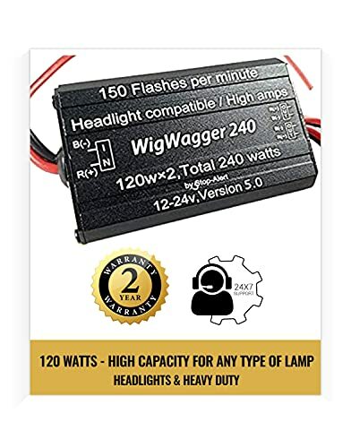 WigWagger 240 ALTERNATING EMERGENCY POLICE WIG WAG HEADLIGHT FLASHER ...