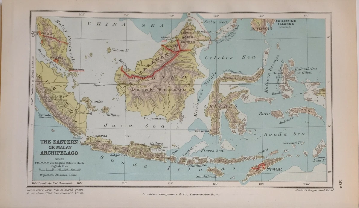 Malay Archipelago Map